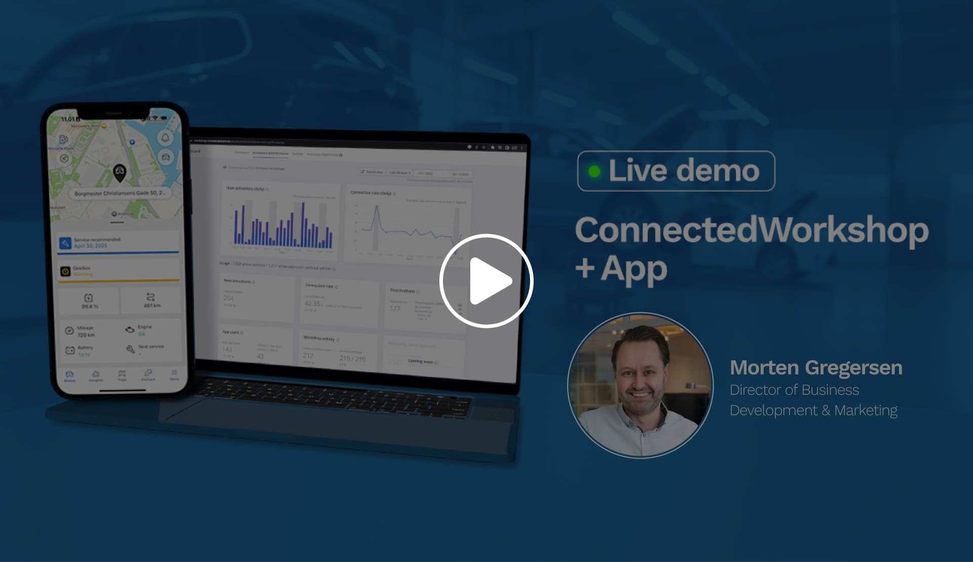 ConnectedWorkshop & Connected Cars App: On-demand demo - Connected Cars
